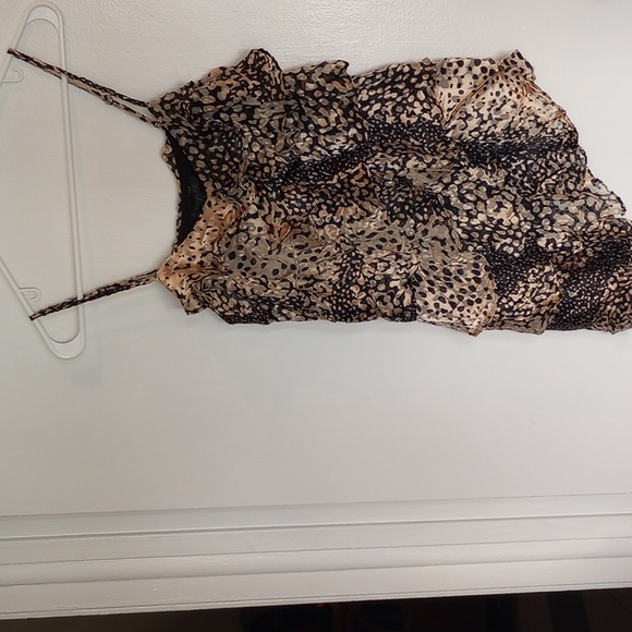 Tops | Nwt Rachel Zoe Leopard Print Layered Top Size 4 | Poshmark